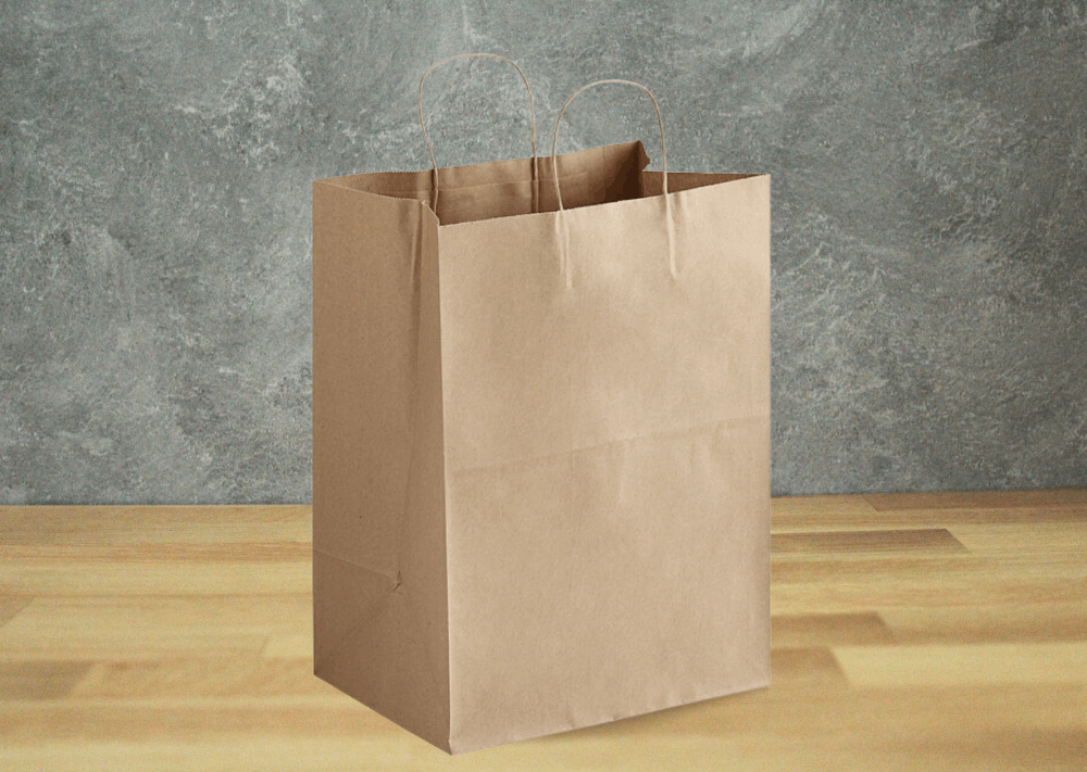 Jumbo Kraft Paper Bag with PTH Handle (250pcs) | Take-Out Bag — This ...