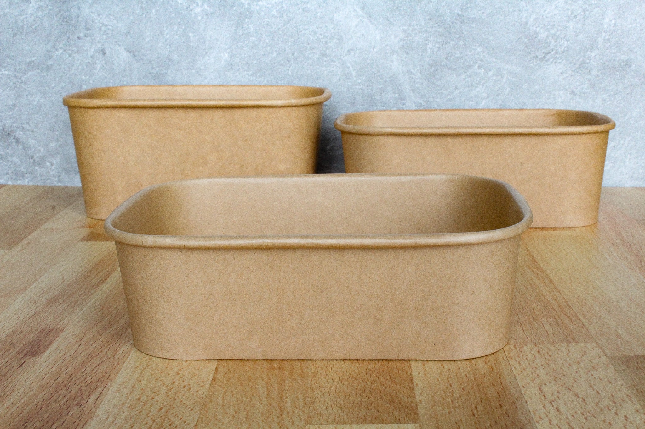 32oz Rectangle Kraft Paper Take-Out Container | 300pcs — This Element Inc.
